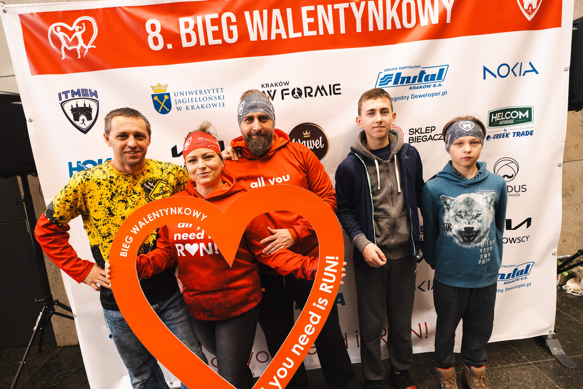 8. Bieg Walentynkowy w Krakowie. Pełen miłości i sportowej rywalizacji